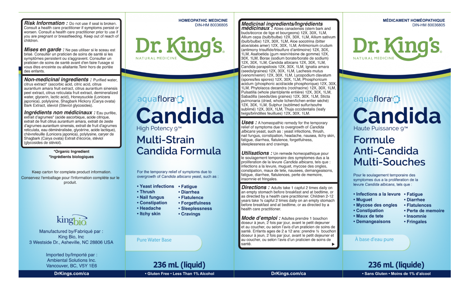 Candida Multi Strain from Dr. King's - Vitepro